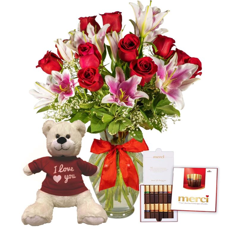 Classic Dozen Rose Combo