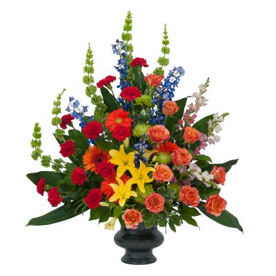 Celebration of Life Tribute - Funeral flowers with a message of hope ...